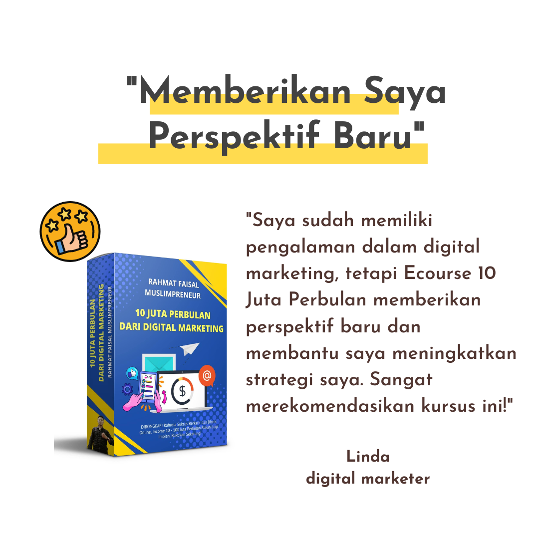 10 Juta Dari Digital Marketing - Ratakan Digital Academy